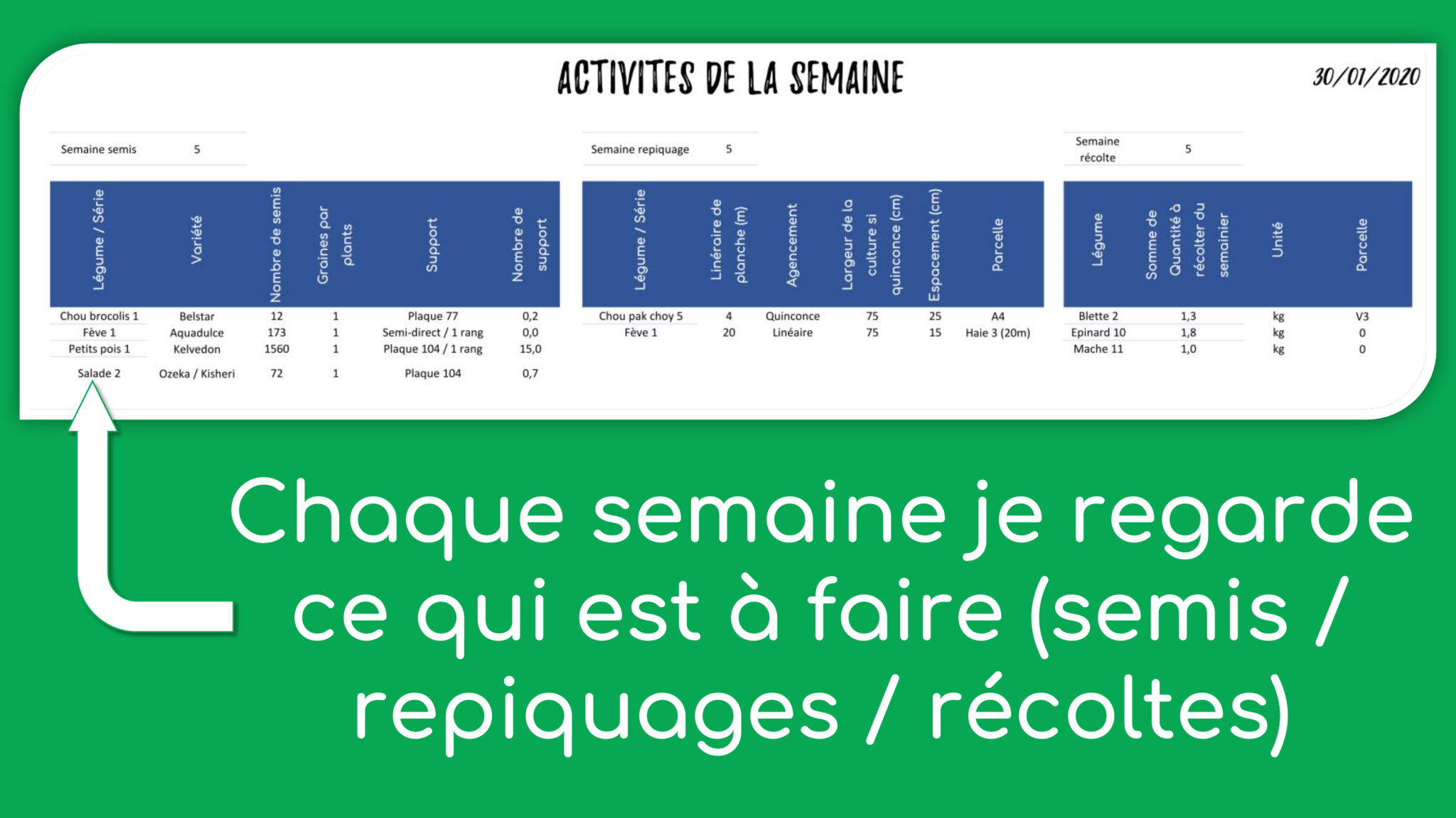 Outil de planification des cultures de légumes | Permaculture pour tous Outil de planification des cultures de légumes | Permaculture pour tous
